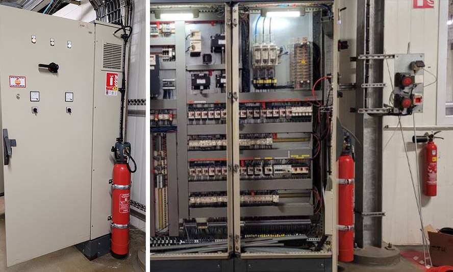 INSTALLATION D'UNE EXTINCTION AUTOMATIQUE